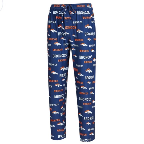 NFL | Pants | Mens Denver Broncos Midfield Synthetic Pajama Pants Size ...